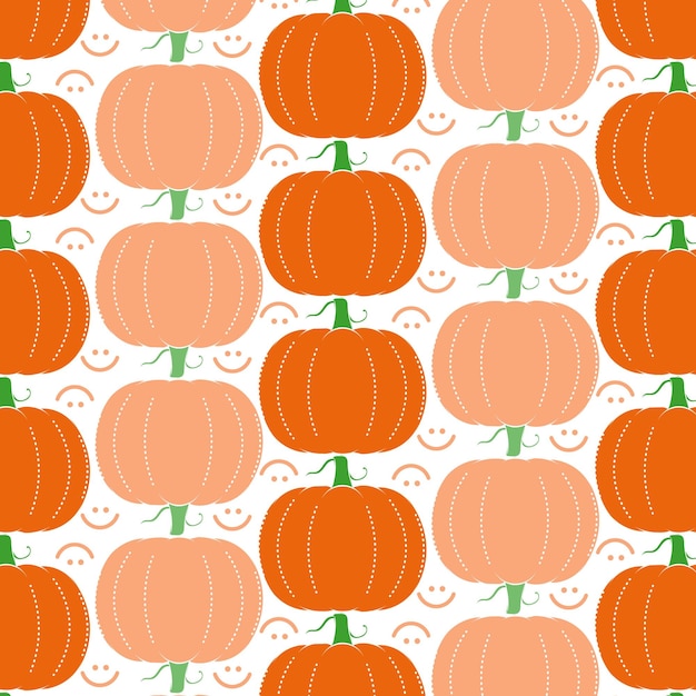 Premium Vector | Cute pumpkin pattern for halloween Premium Vector | Cute pumpkin pattern for halloween