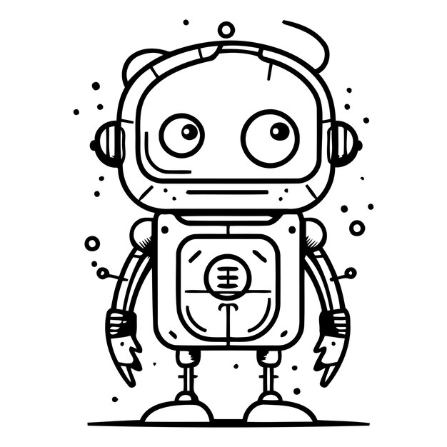 Premium Vector | Cute robot character Vector illustration Cute cartoon ... Premium Vector | Cute robot character Vector illustration Cute cartoon ...