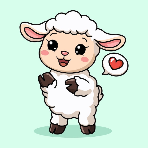 Premium Vector | Cute Sheep Vector Premium Vector | Cute Sheep Vector