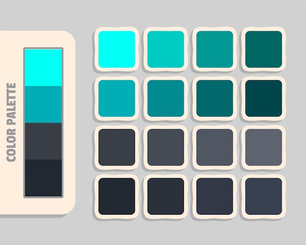 Dark Cyan Blue Color Palette Images Free Download On Freepik