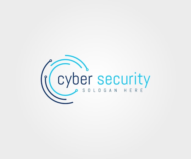 Premium Vector | Cyber security logo design template Premium Vector | Cyber security logo design template