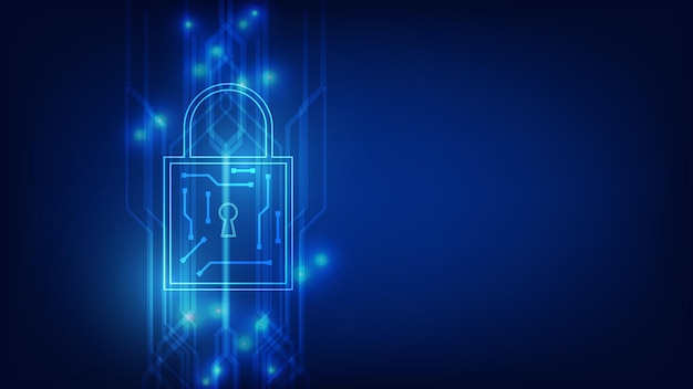 Premium Vector | Cyber security technology background digital padlock ... Premium Vector | Cyber security technology background digital padlock ...