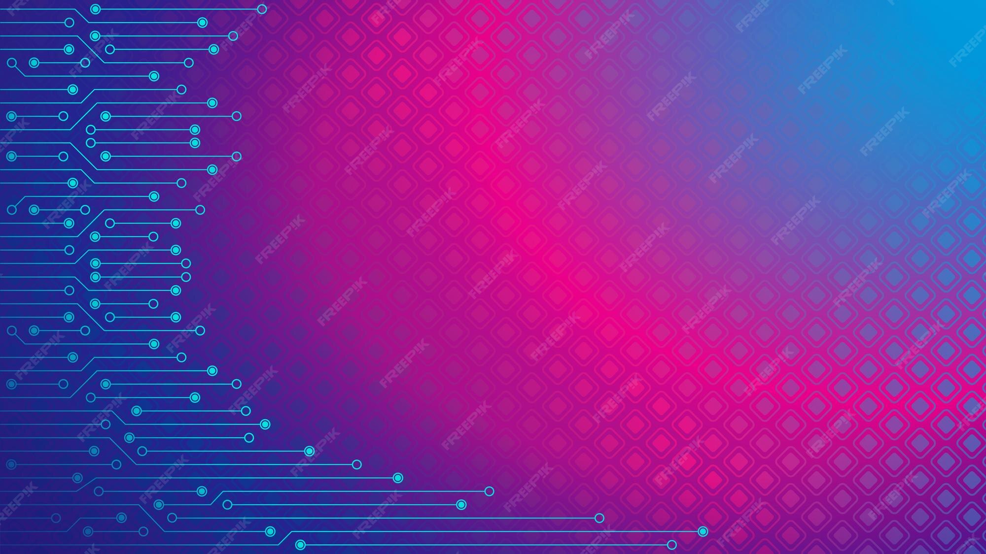 Premium Vector Cyberpunk Circuit Board Background Design Template