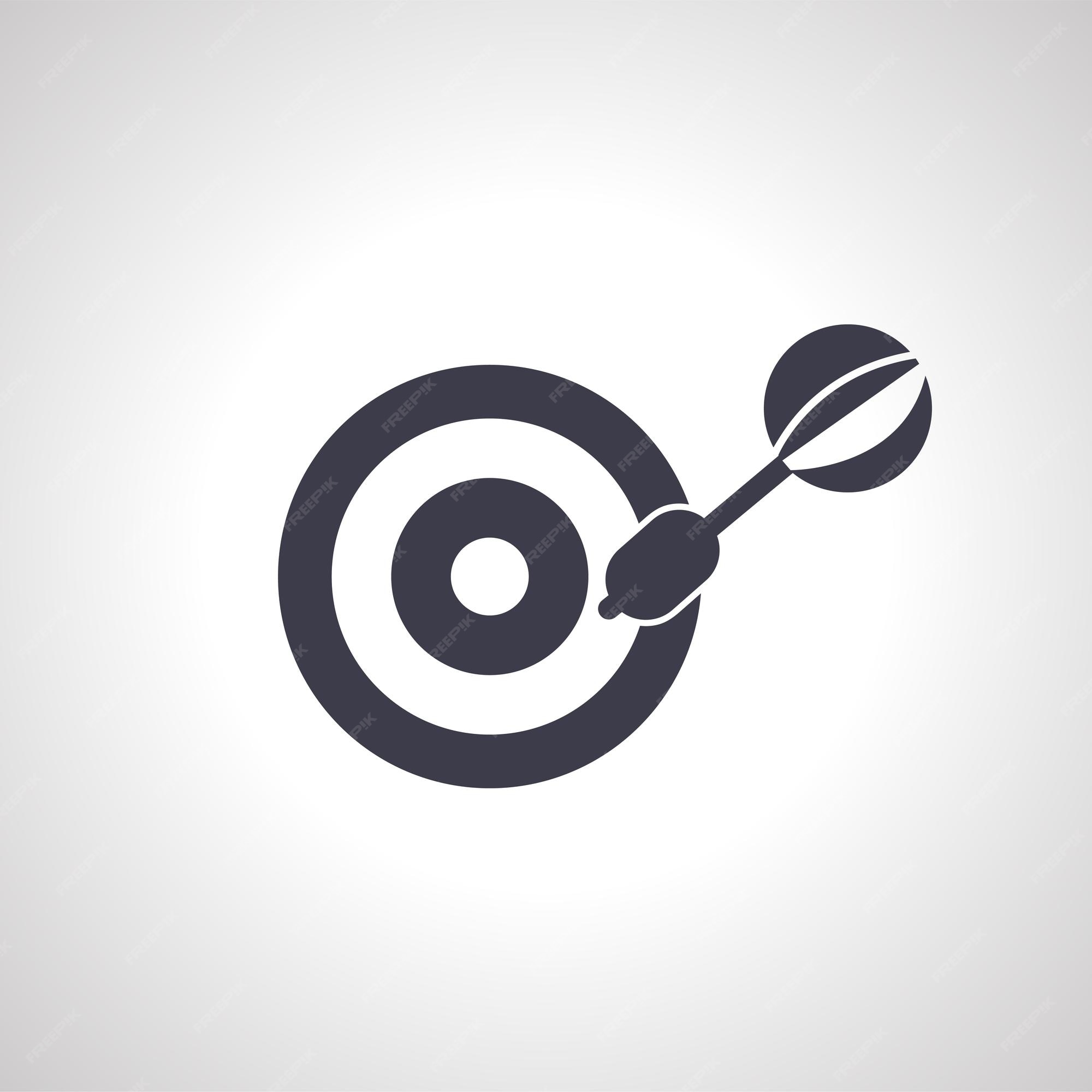 Premium Vector | Dart icon dart board icon archery board icon target icon Premium Vector | Dart icon dart board icon archery board icon target icon