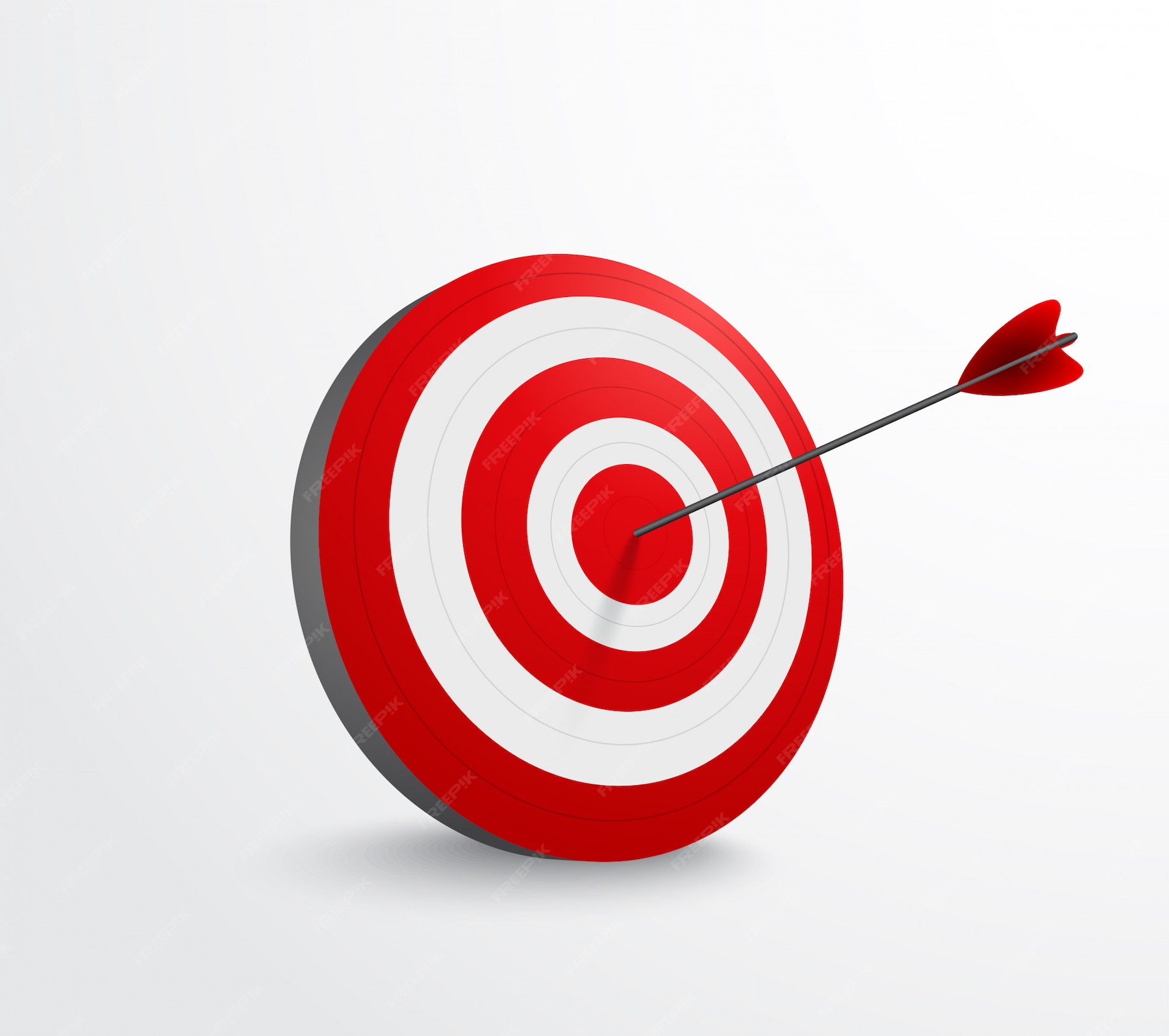Premium Vector | Dart target with arrow Premium Vector | Dart target with arrow
