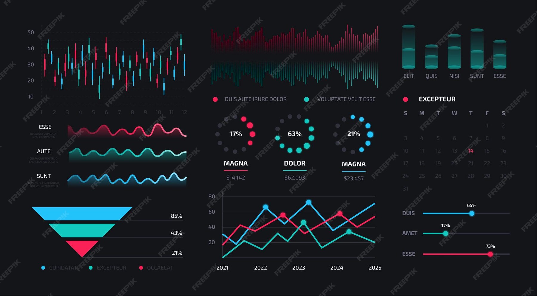 Premium Vector | Dashboard interface modern admin application design ...