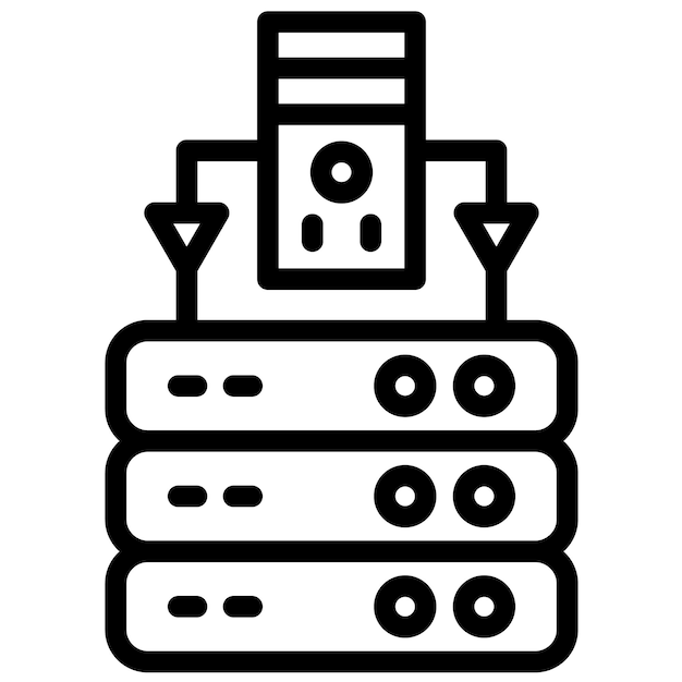 Premium Vector | Data aggregation vector icon illustration of big data ... Premium Vector | Data aggregation vector icon illustration of big data ...