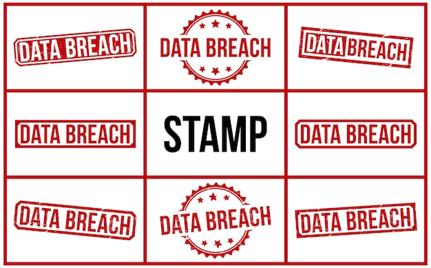 Premium Vector | Data Breach Red Rubber Stamp vector design Premium Vector | Data Breach Red Rubber Stamp vector design