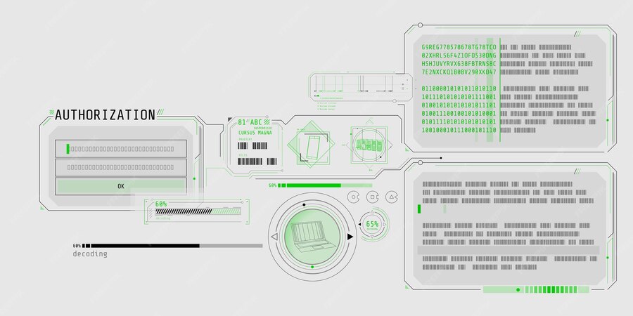 Premium Vector Data Decryption Program Interface With Authorization 9688