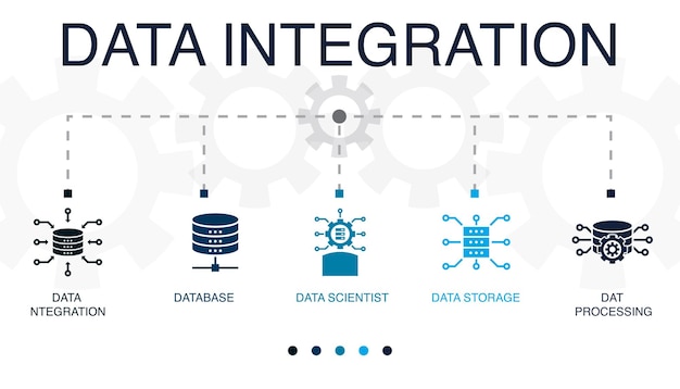 Data Integration Concept Vectors & Illustrations for Free Download