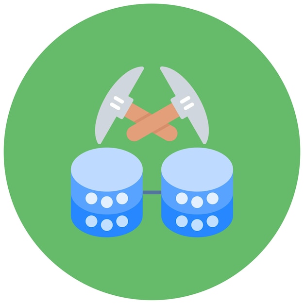 Premium Vector | Data mining flat illustration Premium Vector | Data mining flat illustration