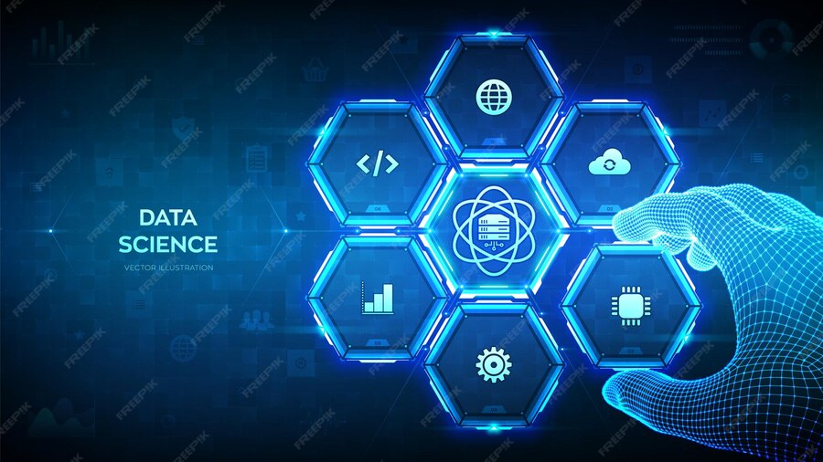 Premium Vector | Data Science Computer science technology concept Artificial intelligence Big ...