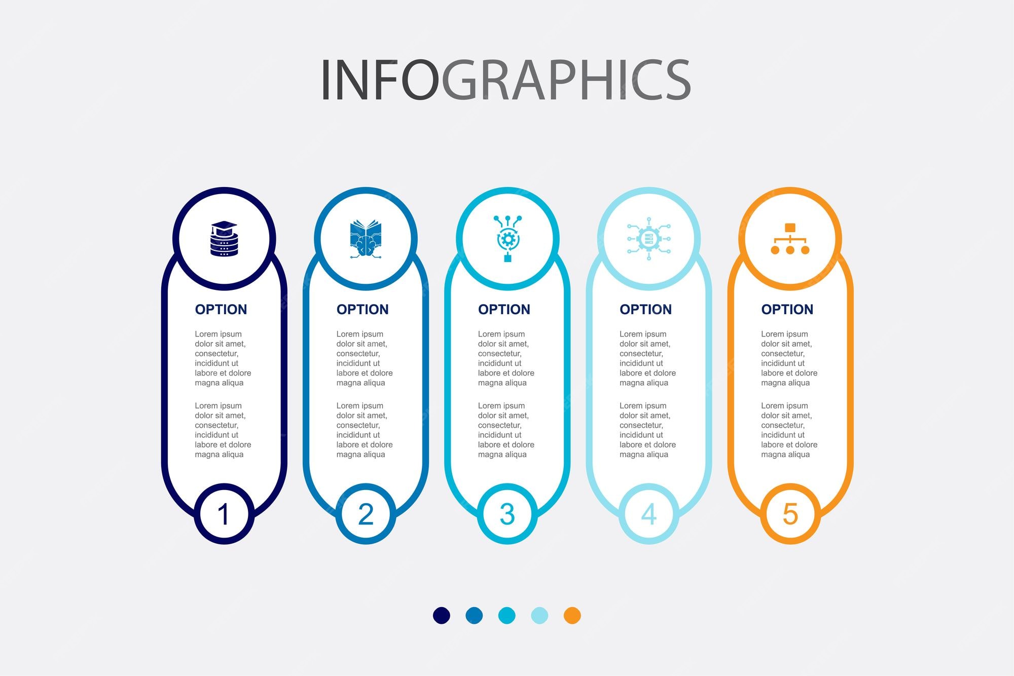Premium Vector | Data science machine learning algorithm big data classification icons ...