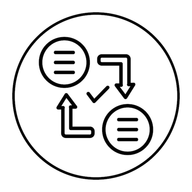 Premium Vector Data Synchronization Vector Illustration
