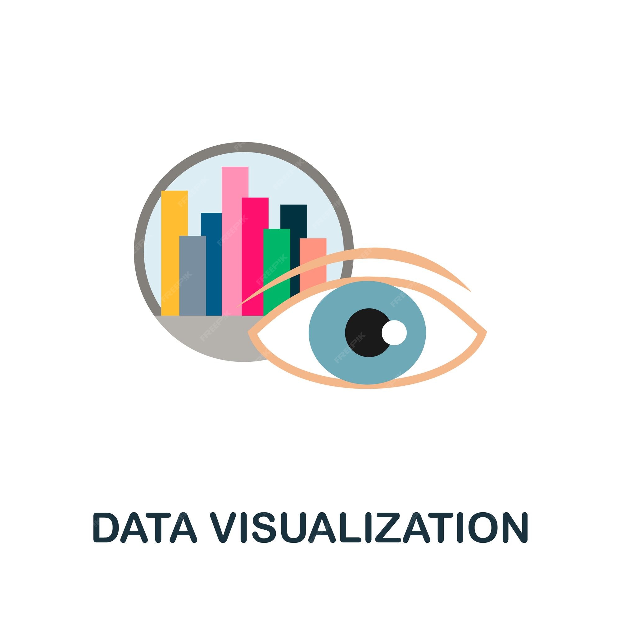 데이터 시각화 아이콘 데이터 분석 컬렉션에서 플랫 기호 요소 웹 디자인 템플릿 Infographics 등을 위한 크리에이 티브 데이터 시각화 아이콘 프리미엄 벡터