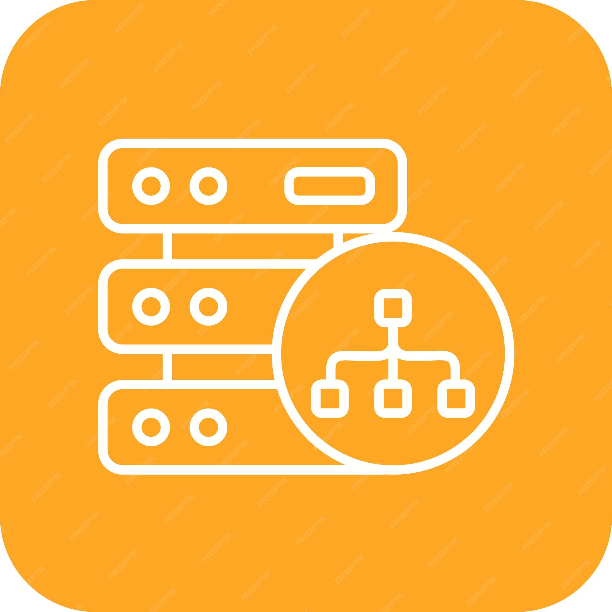 Premium Vector | Database architecture icon vector image can be used ...