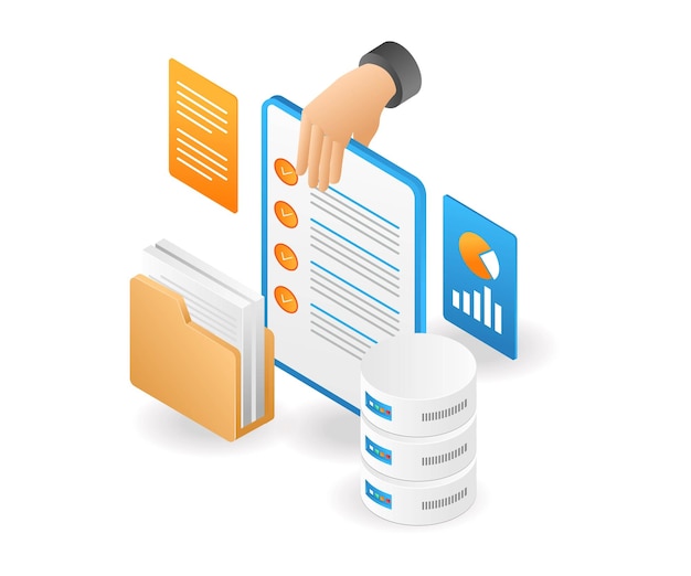 Premium Vector | Database checklist server security analysis Premium Vector | Database checklist server security analysis