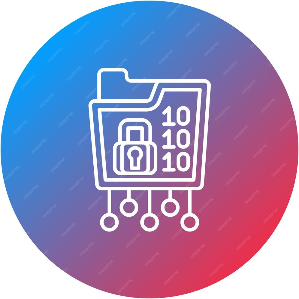 Premium Vector | Database Encryption icon vector image Can be used for ...