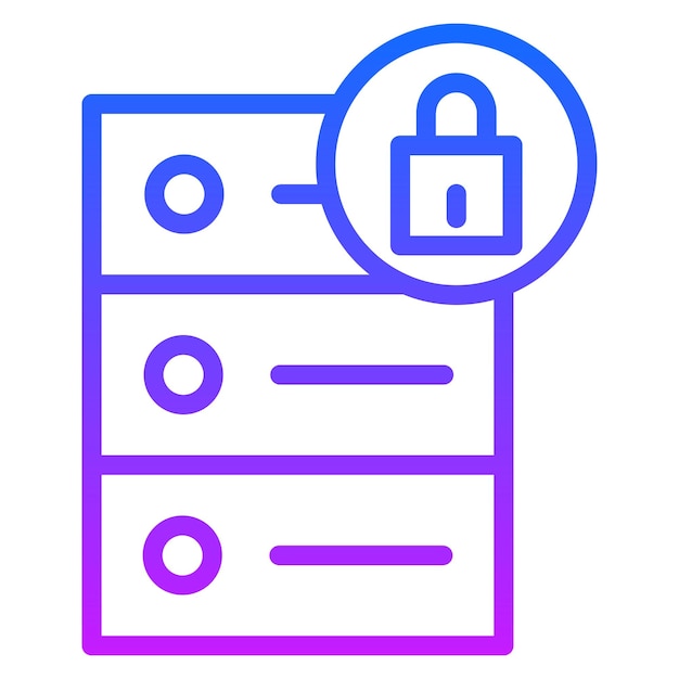 Premium Vector | Database Lock Vector Icons Premium Vector | Database Lock Vector Icons