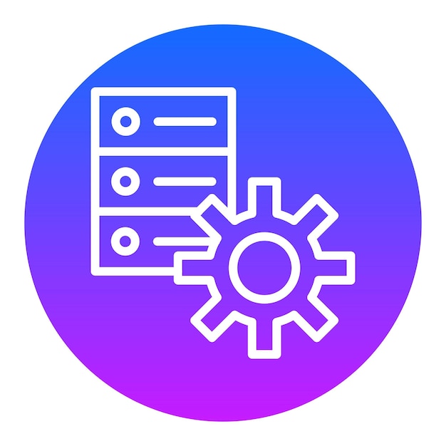 Premium Vector | Database Settings Vector Icons Premium Vector | Database Settings Vector Icons