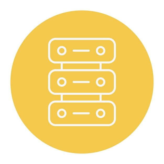 Premium Vector Database Vector Illustration