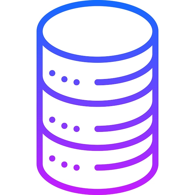 Premium Vector Database Vector Illustration
