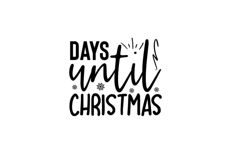 Premium Vector Days Until Christmas