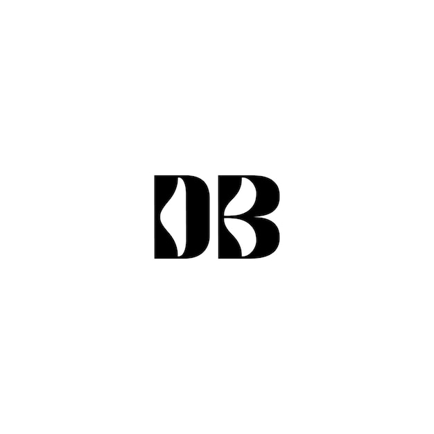 Premium Vector Db Monogram Logo Design Letter Text Name Symbol