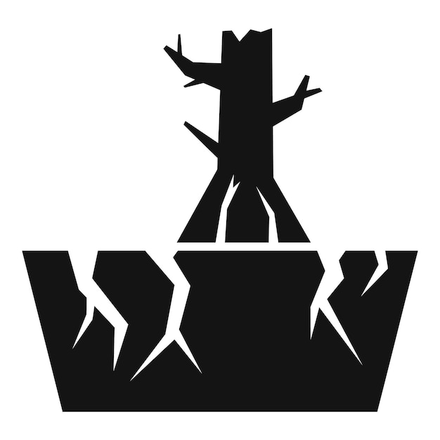 Premium Vector | Dead tree drought icon simple illustration of dead ... Premium Vector | Dead tree drought icon simple illustration of dead ...