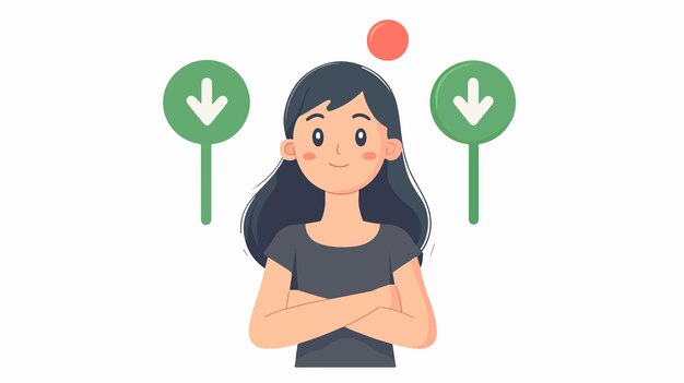 Decision Making Concept Young Woman Contemplating Yes or No Thoughtful ... Decision Making Concept Young Woman Contemplating Yes or No Thoughtful ...