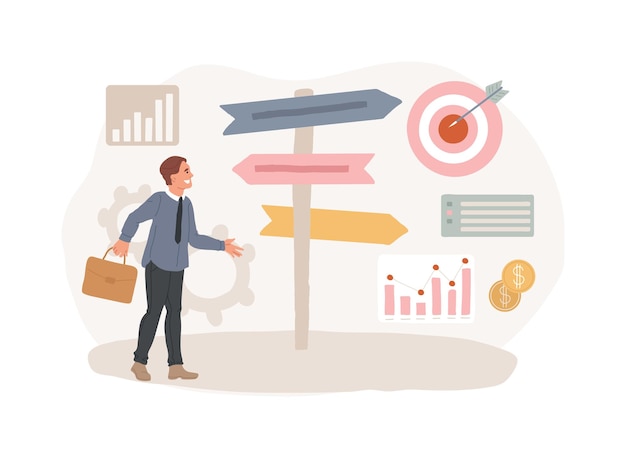 Decision making isolated concept vector illustration | Premium AI ... Decision making isolated concept vector illustration | Premium AI ...