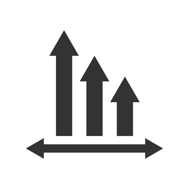Premium Vector | Decrease chart icon