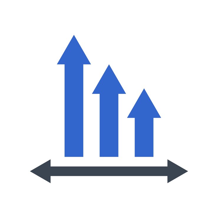 Premium Vector | Decrease chart icon
