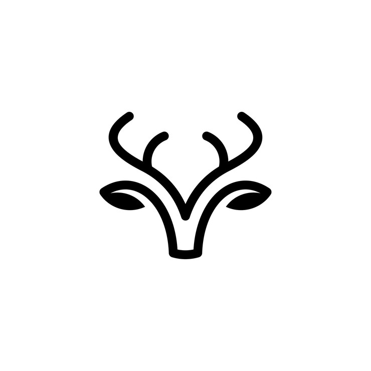 Premium Vector Deer Head Creative Design Logo Vector Deer Illustration