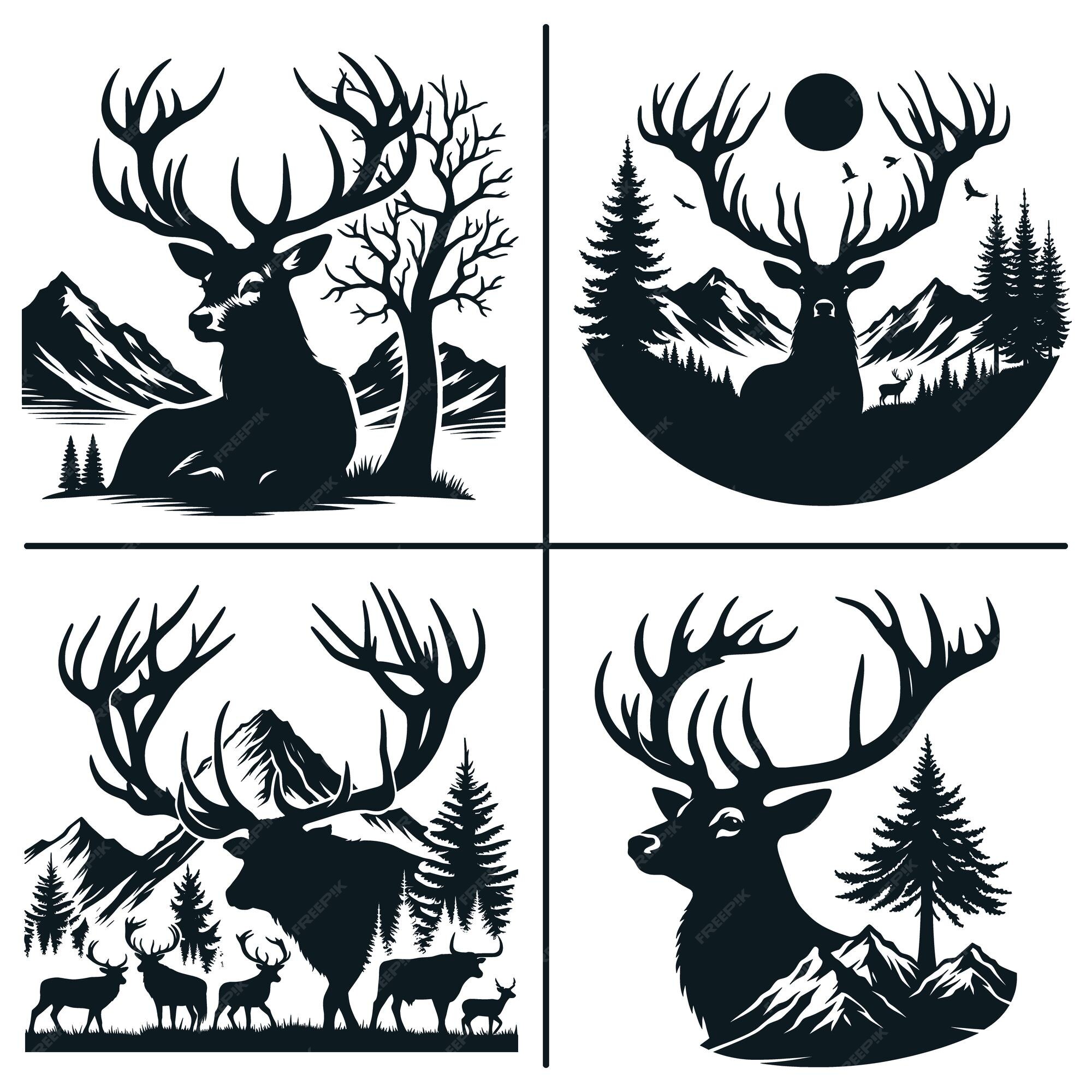 Premium Vector | Deer Head SVG Deer Hunting SVG Cut File Cricut file ... Premium Vector | Deer Head SVG Deer Hunting SVG Cut File Cricut file ...