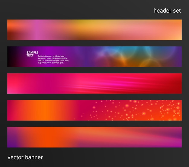 Premium Vector | Design element background website header horizontal ... Premium Vector | Design element background website header horizontal ...