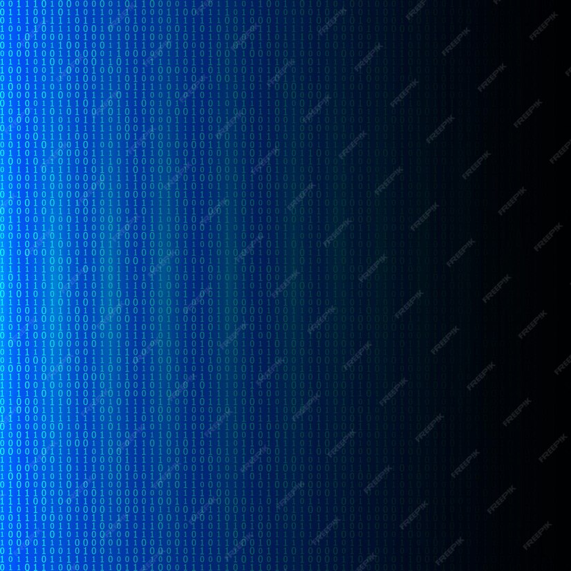 Premium Vector Design Elements Binary Computer Code Halftone Pattern