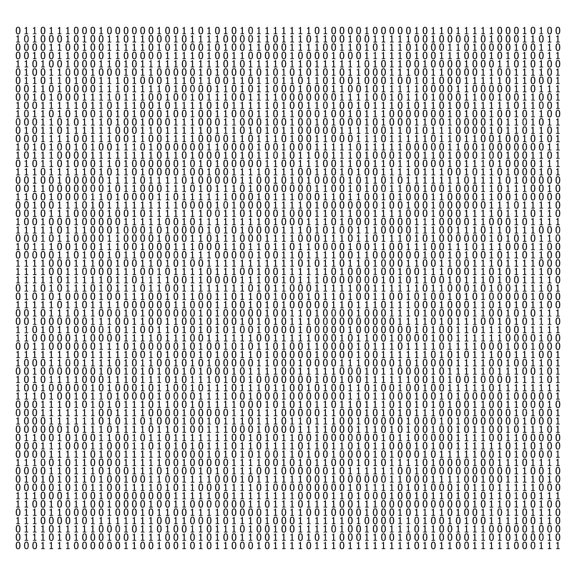 Premium Vector Design Elements Binary Computer Code Halftone Pattern