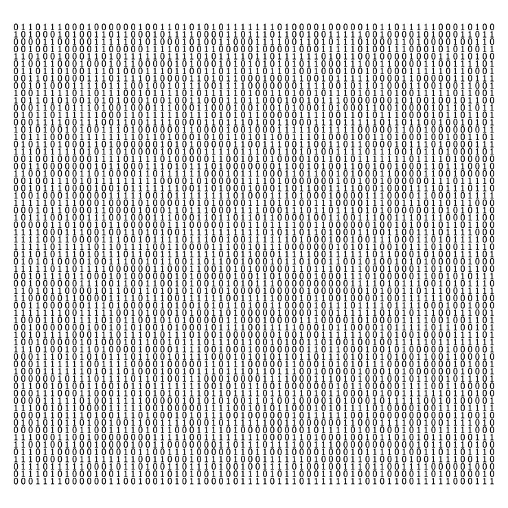 Premium Vector Design Elements Binary Computer Code Halftone Pattern