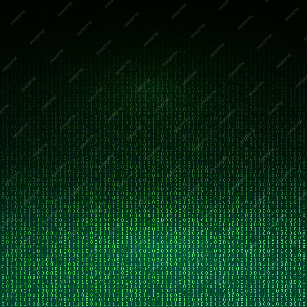 Premium Vector | Design elements binary computer code halftone pattern ...