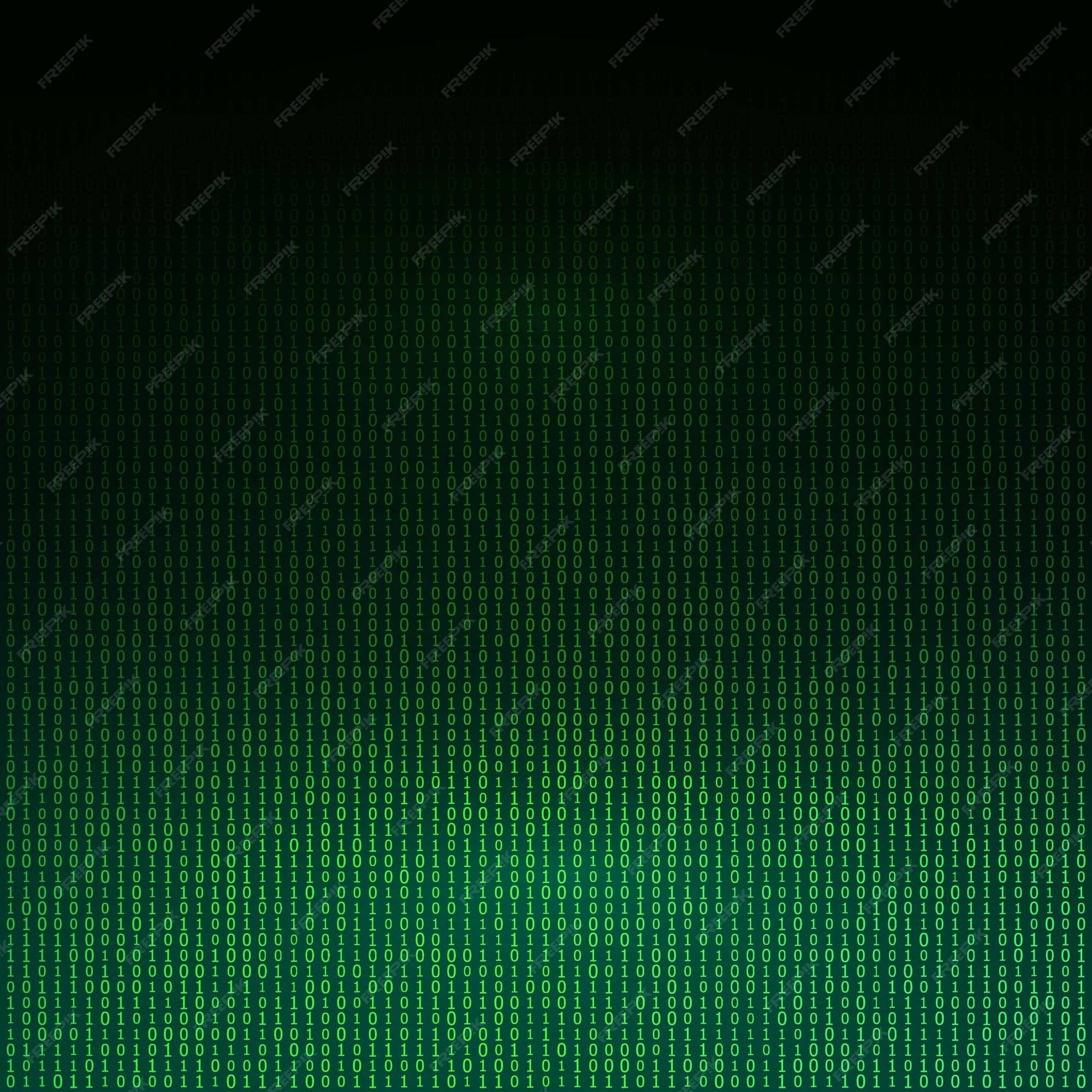 Premium Vector Design Elements Binary Computer Code Halftone Pattern