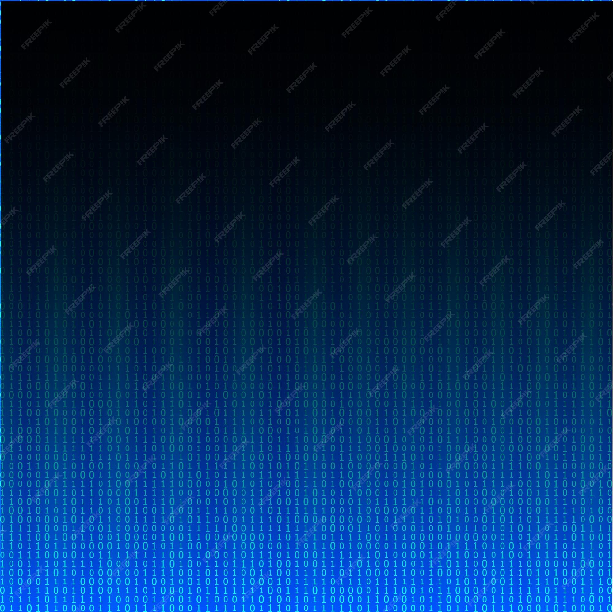 Premium Vector Design Elements Binary Computer Code Halftone Pattern 6783