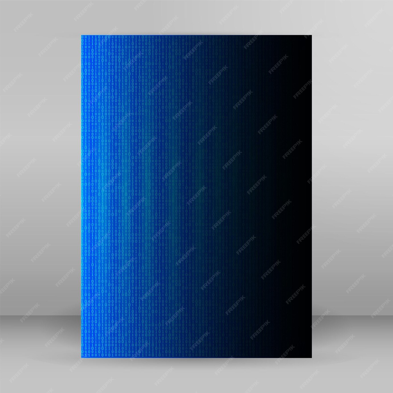 Premium Vector Design Elements Binary Computer Code Halftone Pattern