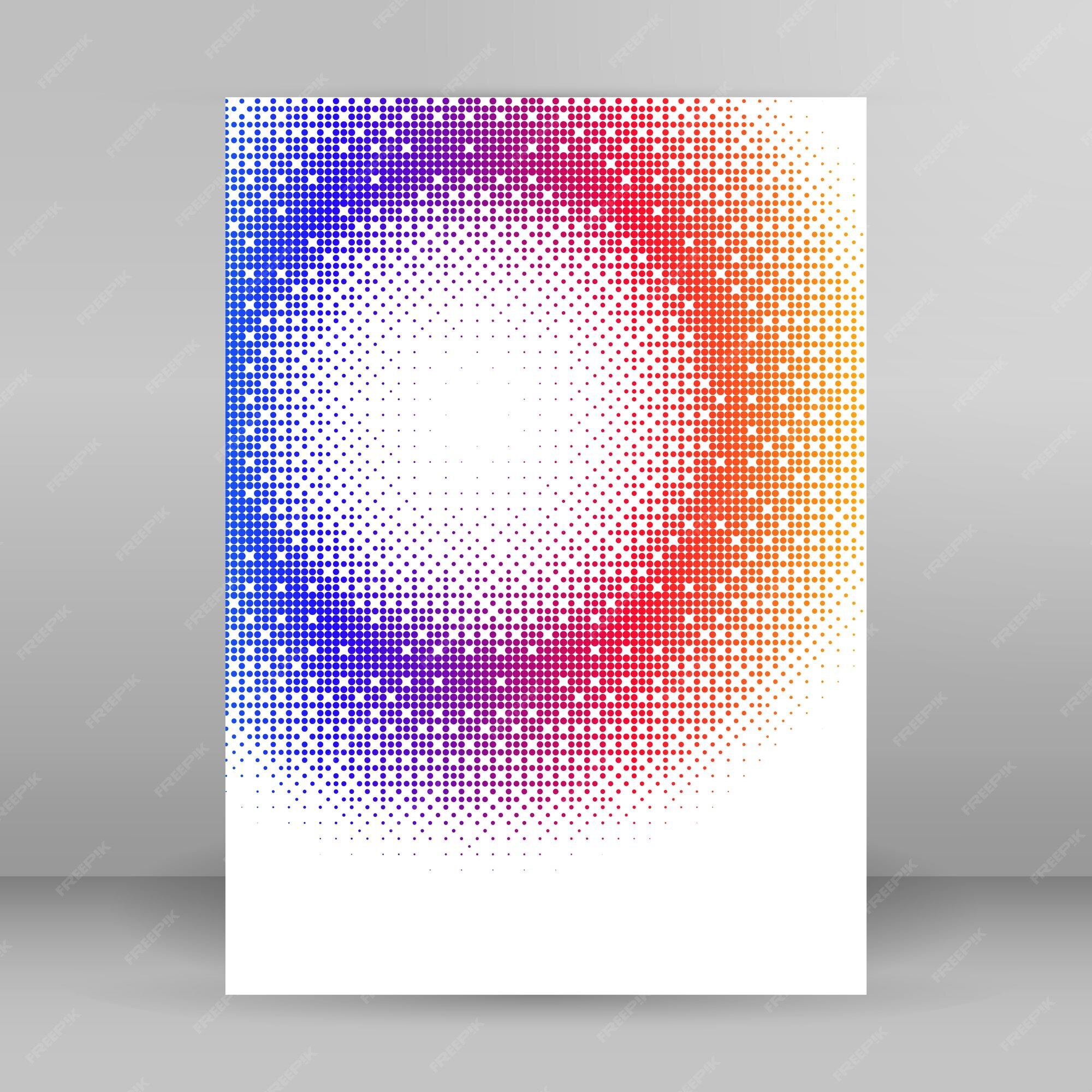 Premium Vector Design Elements Symbol Editable Color Halftone Frame