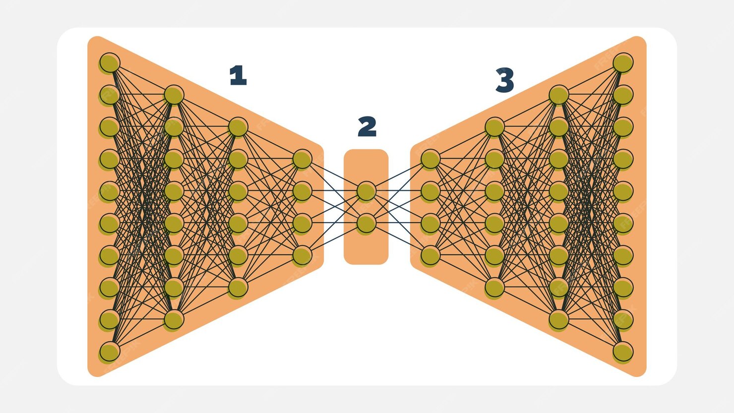 Premium Vector | Detailed Autoencoder Network Illustration Encoding ...