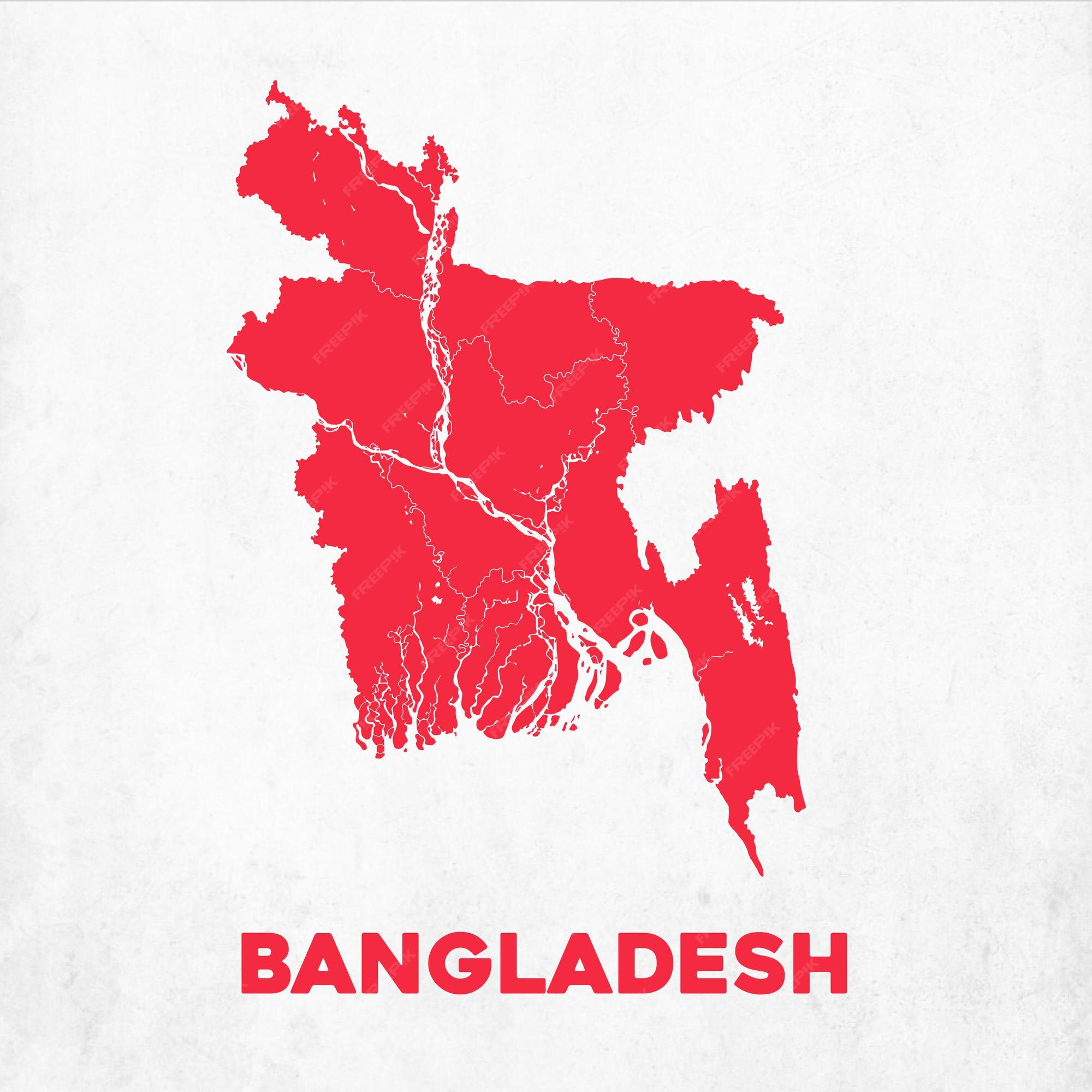 Premium Vector | Detailed bangladesh map Premium Vector | Detailed bangladesh map