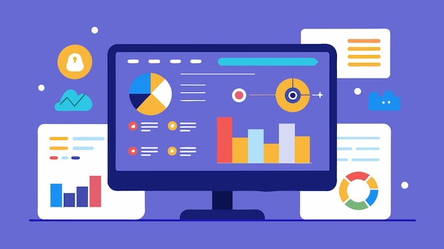Premium Vector | A detailed shot of a dashboard on the platform ... Premium Vector | A detailed shot of a dashboard on the platform ...