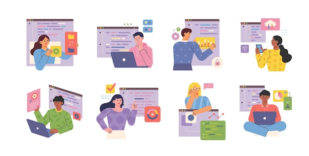 무료로 다운로드 가능한 프로그램 벡터 & 일러스트 | Freepik