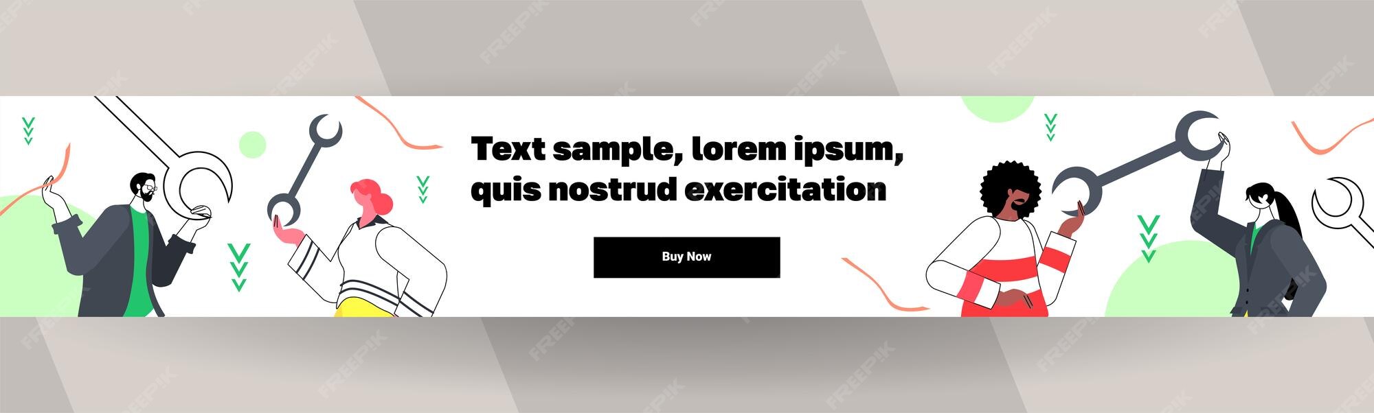 Premium Vector | Developers team holding wrenches programmers creating website ui web ...