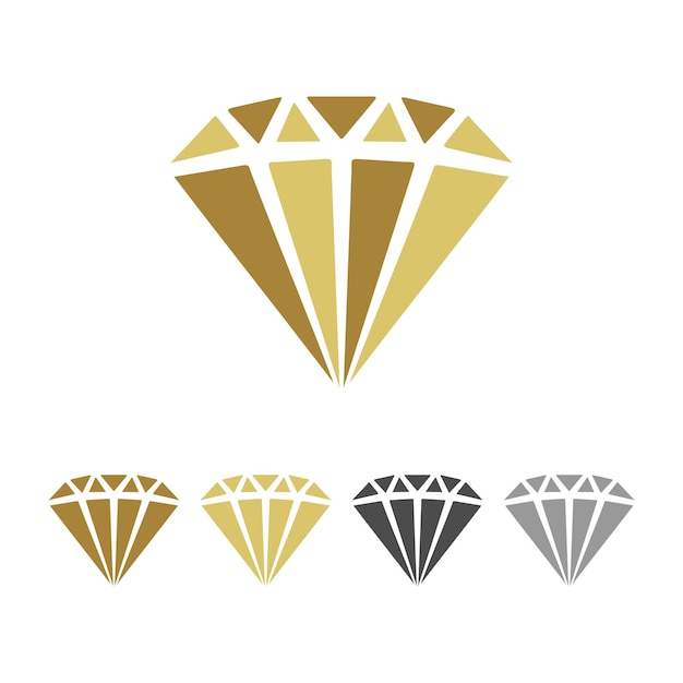 Premium Vector | Diamond shape logo template illustration design vector ... Premium Vector | Diamond shape logo template illustration design vector ...